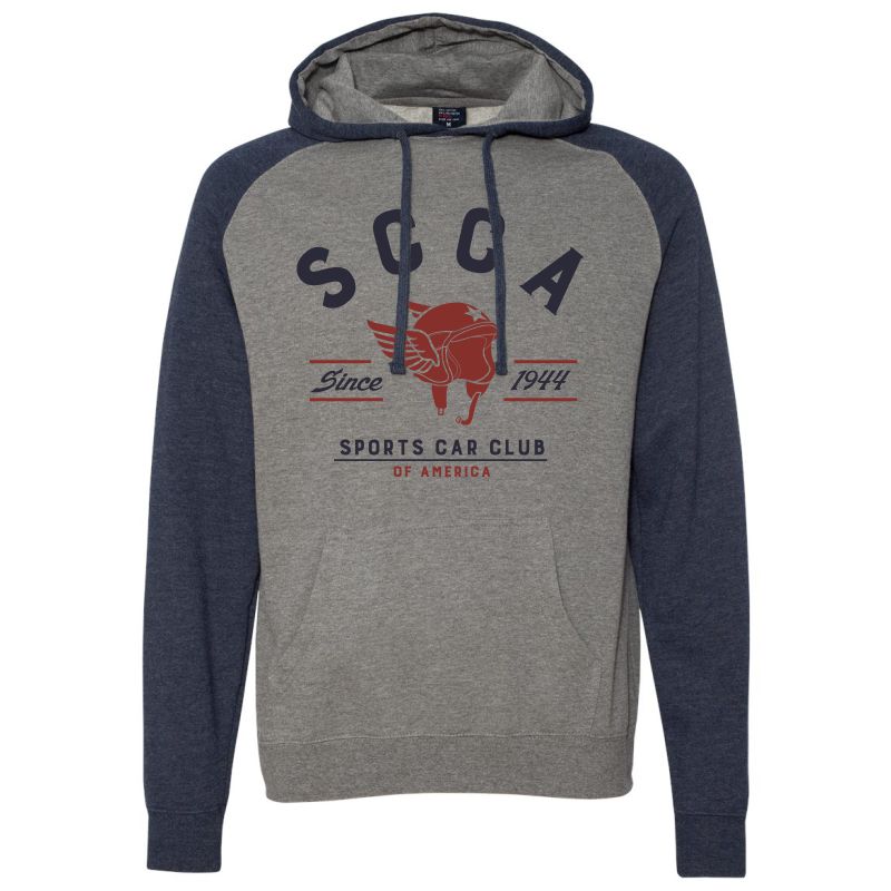 SCCA Vintage Helmet Hooded Sweatshirt – SCCA Gear